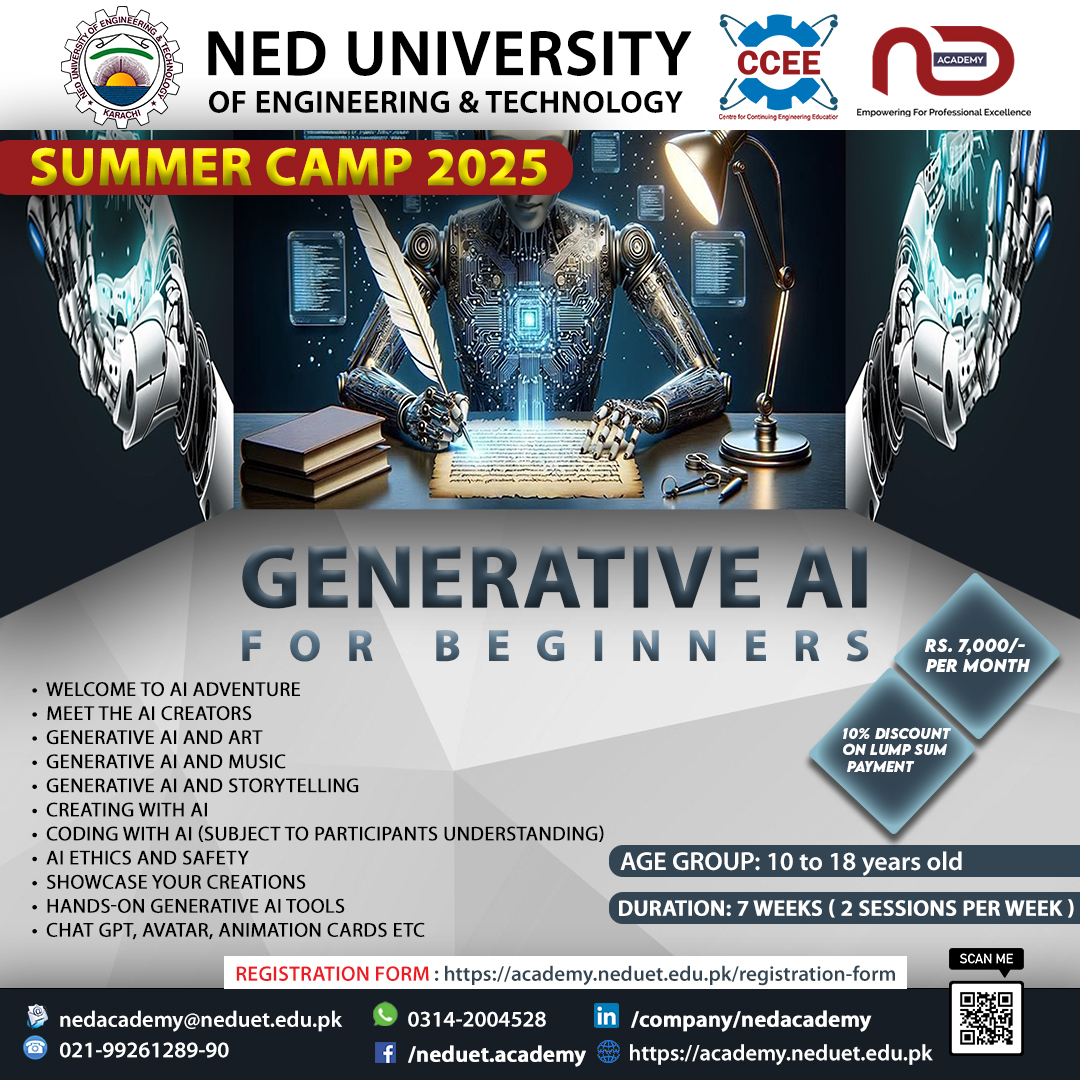 Generative (AI) | NED Academy - CCEE | CMPP | PTMC